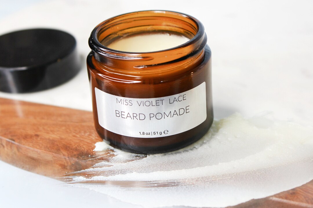 Beard Balm, Men's Facial Hair Cream, Beard Styling Balm, 100% Natural ...