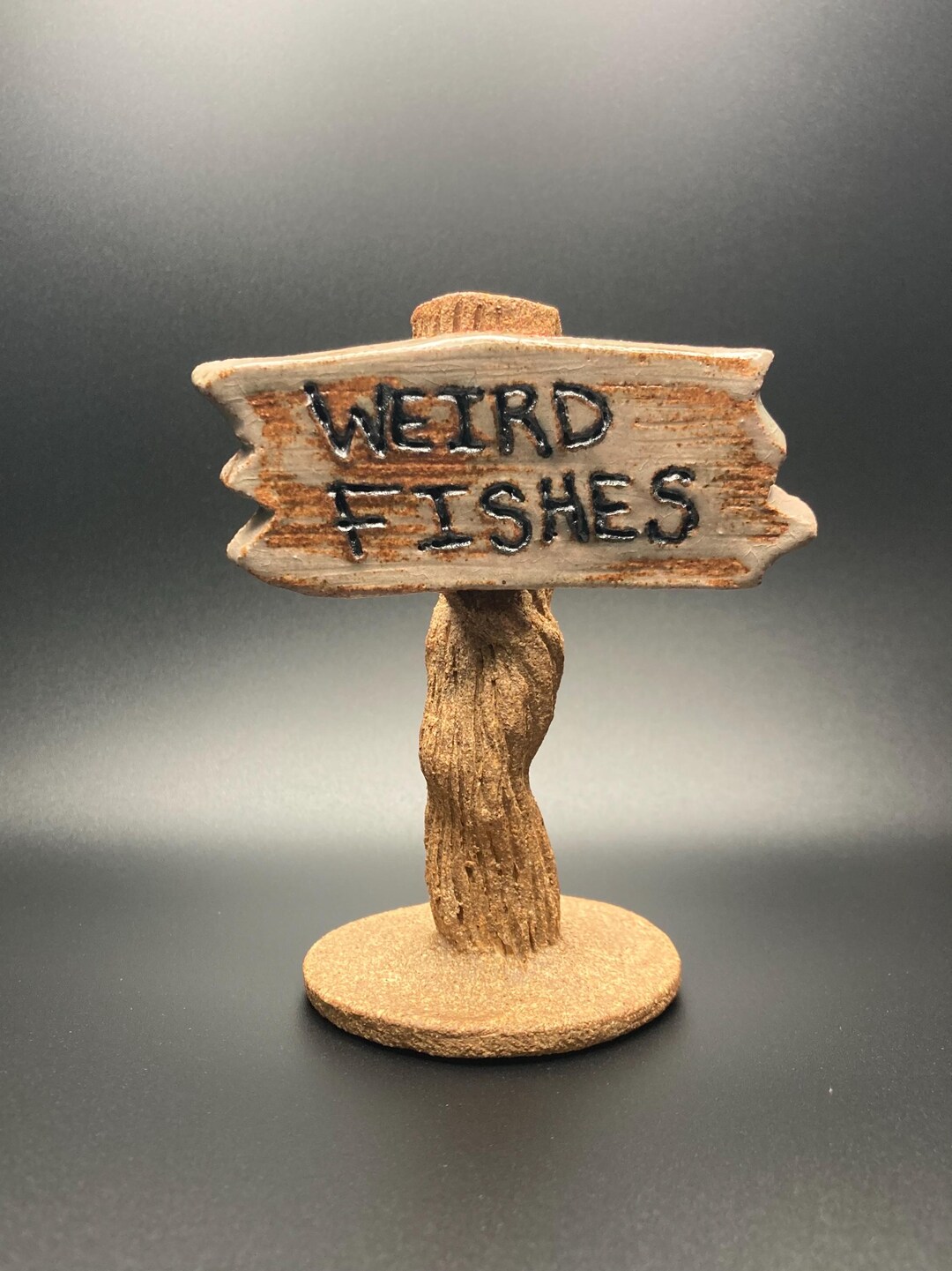 Weird Fishes, Ceramic Fish Tank Sign - Etsy