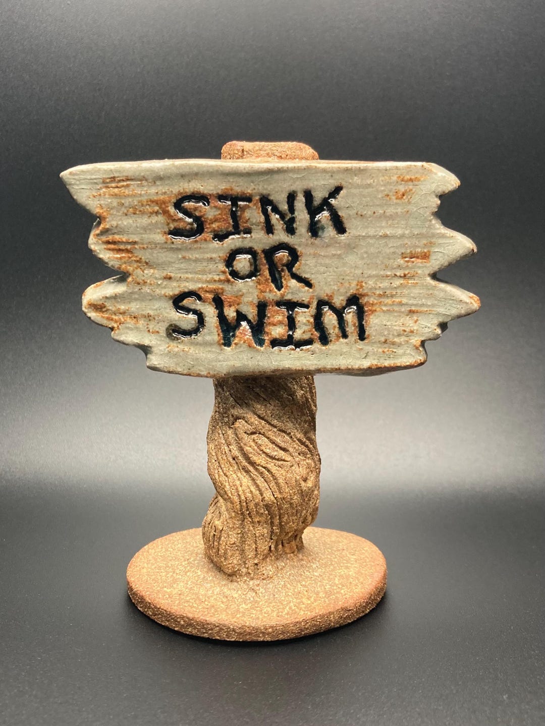Sink or Swim, Ceramic Fish Tank Sign - Etsy