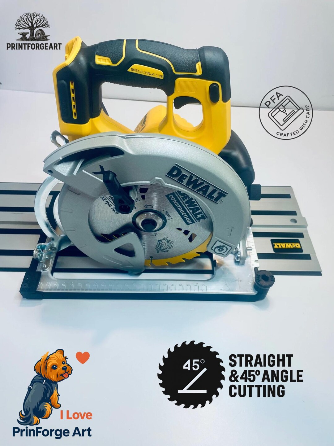 Dewalt Circular Saw Guide Rail Adapter: DCS570, DWE575 Compatible - Etsy