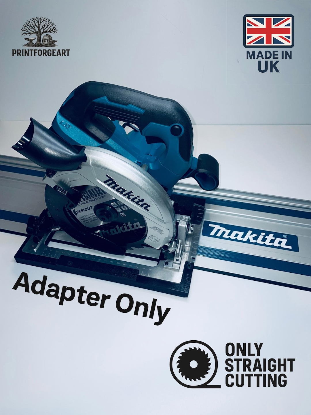 Makita Guide Rail Adapter Compatible With Makita DHS660 - Cutting Depth ...