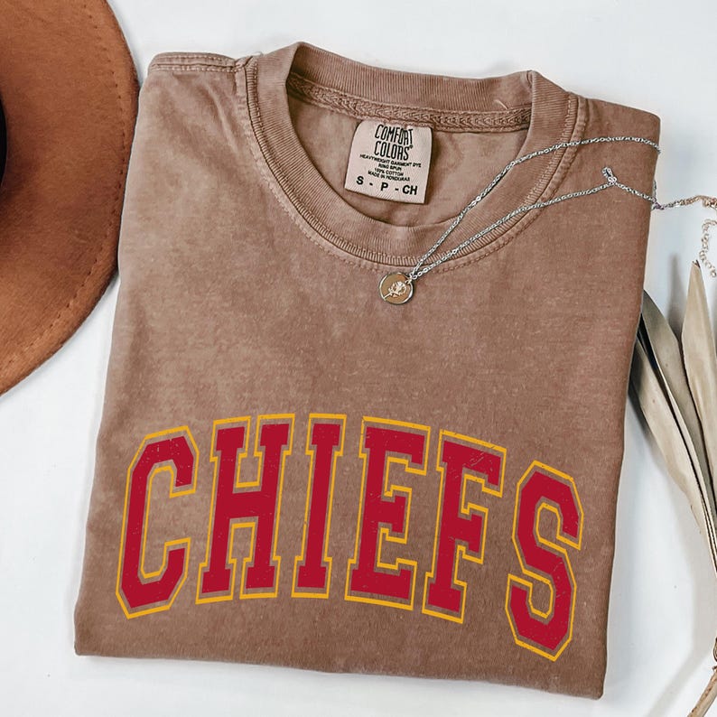 Comfort Colors® Kansas City Football Shirt, KC Football Game Day Tee ...