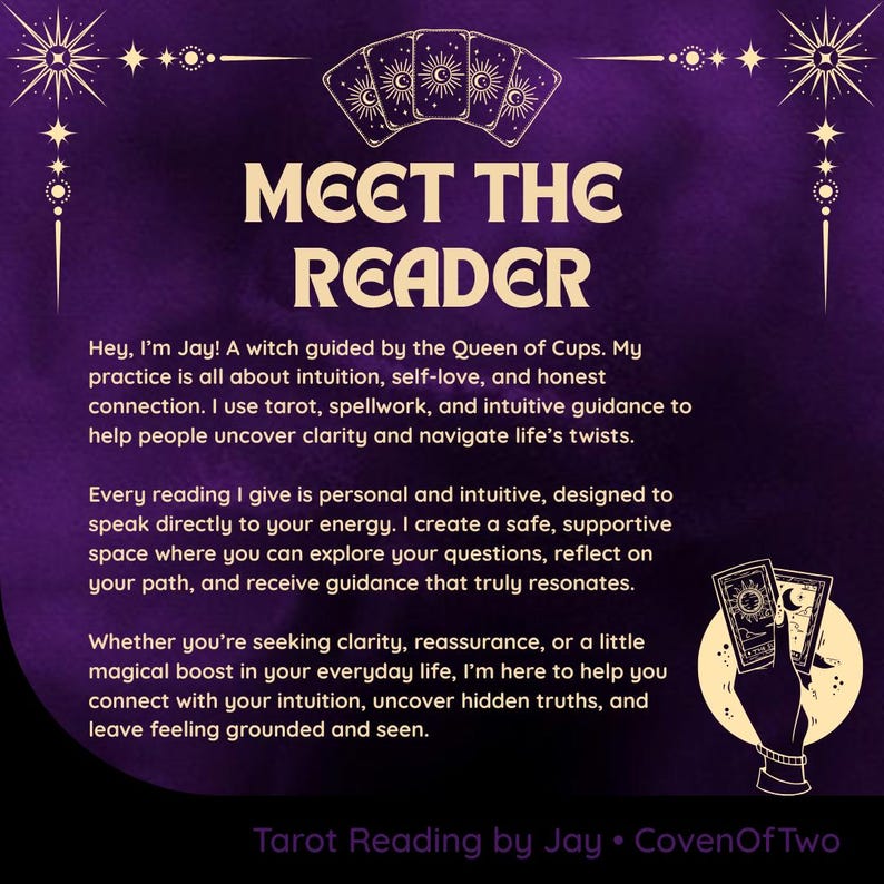 Tarot Reading With Jay - Etsy