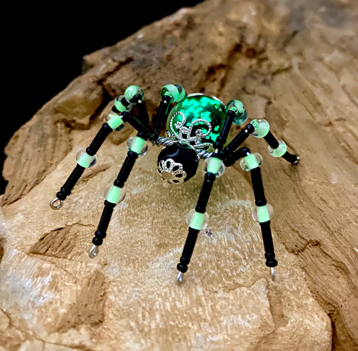 TWISTED SPIDERS Small Size Glow-in-the-dark Twisted Spider | Etsy
