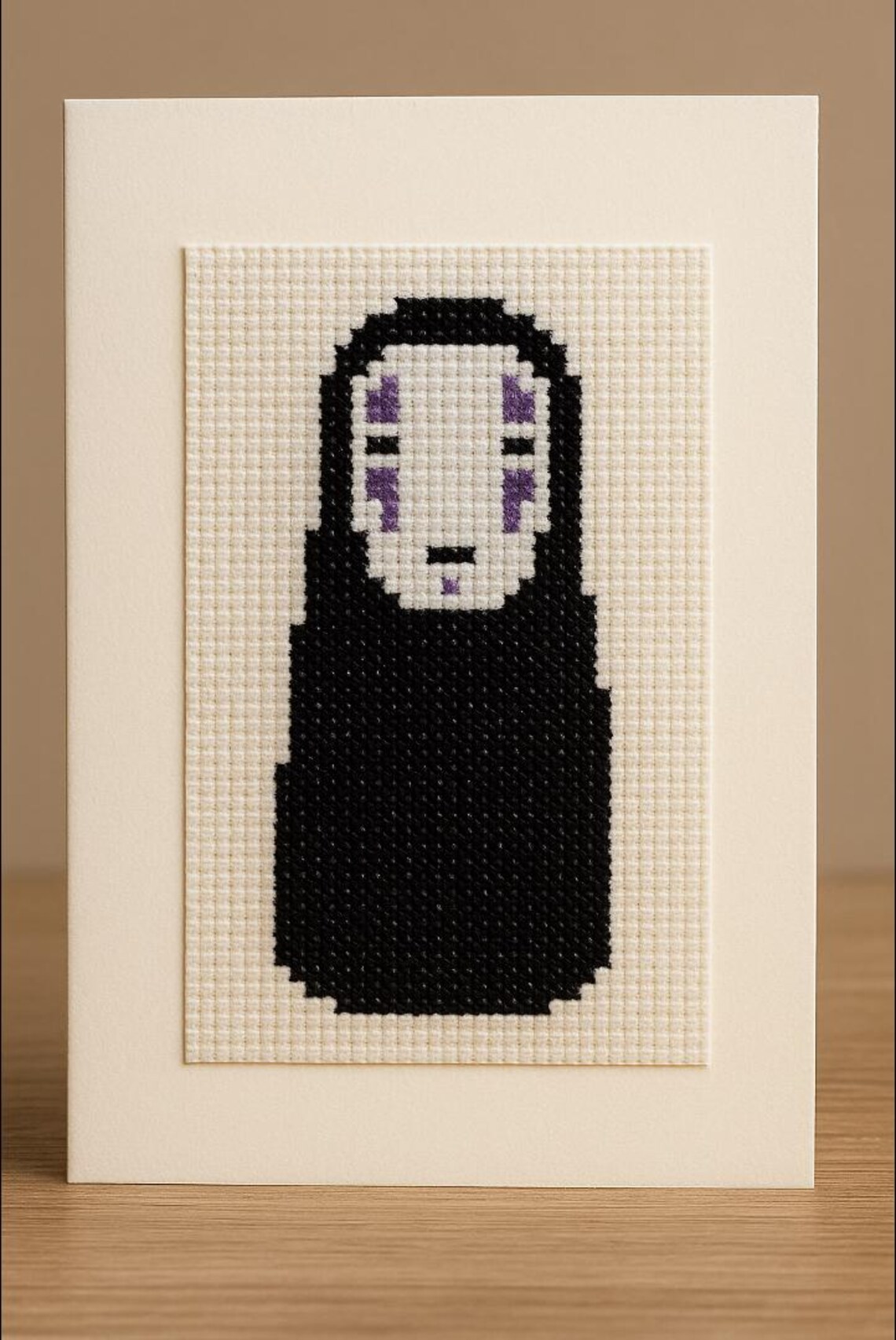 No-face (spirited Away) Cross Stitch Pattern, Ghibli Collection, PDF ...