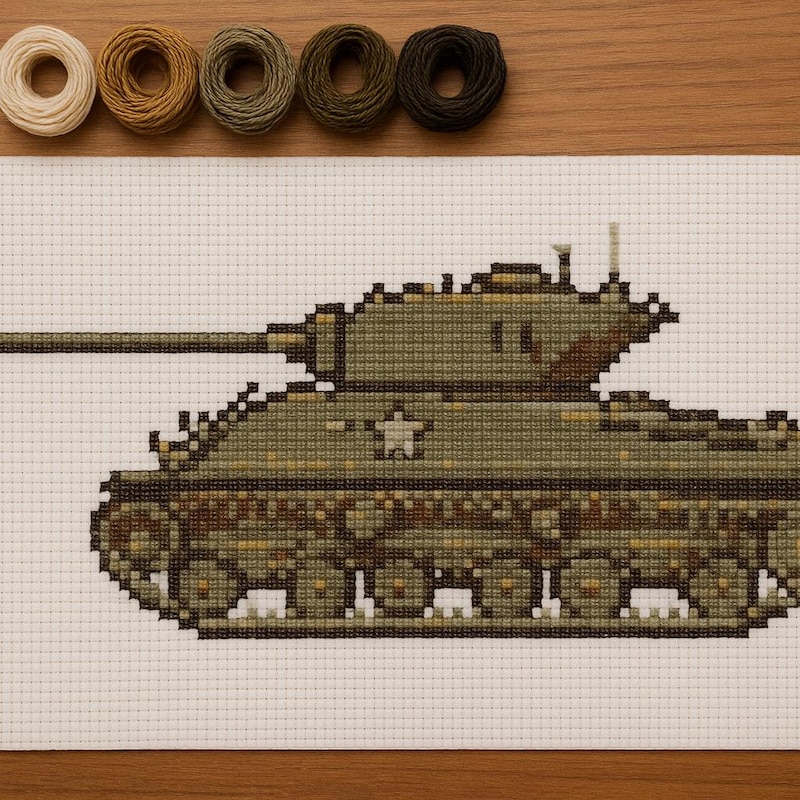 Army Cross Stitch - Etsy