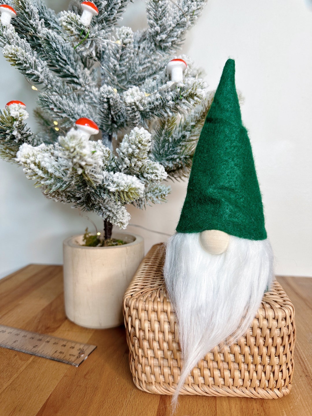 7 Gnome Tree Topper Christmas Tomte - Etsy
