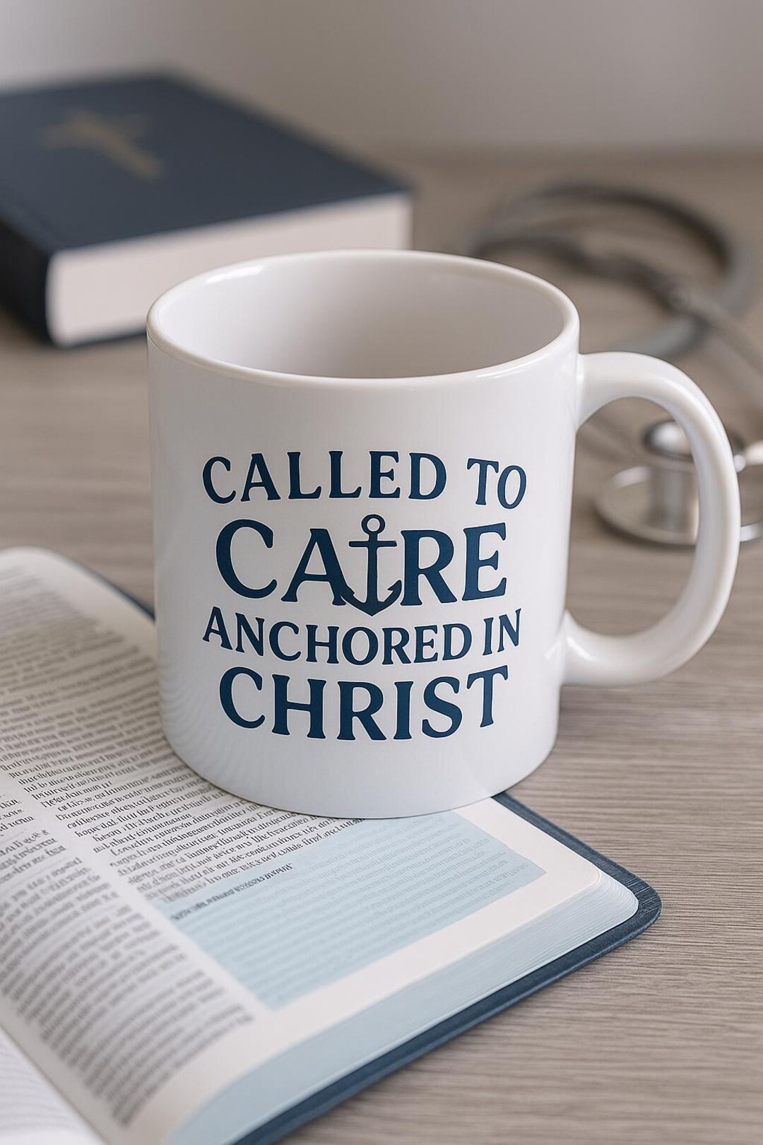 Fueled by Faith, Powered by Prayer - Christian Nurse Mug - Etsy