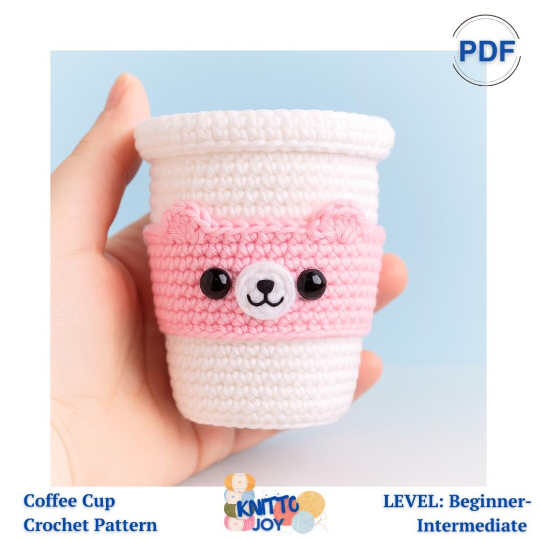 Coffee Cup Crochet Pattern Coffee Amigurumi PDF Tutorial - Etsy