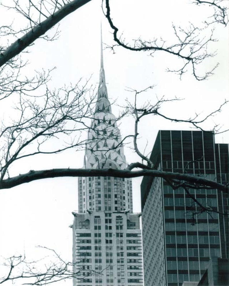 PRINT - Chrysler Building in Winter (NYC, New York City) - Etsy