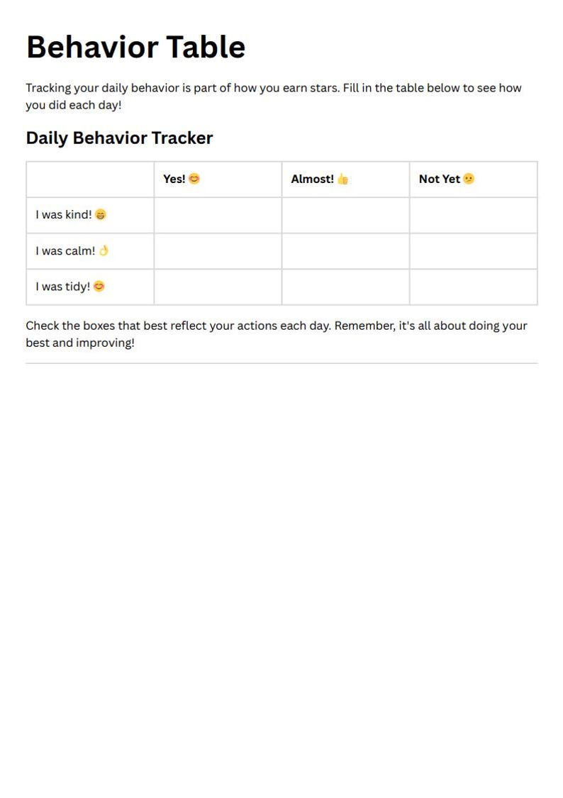ADHD Kids Routine & Reward Chart Bundle – Printable Daily Planner ...