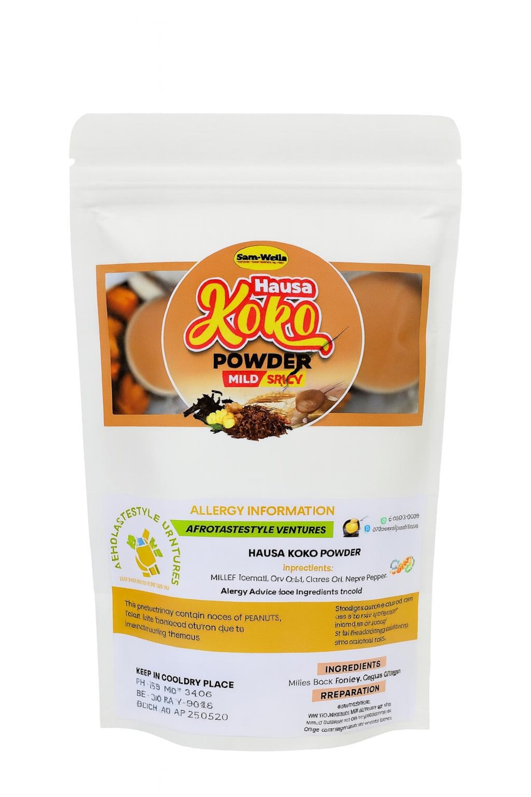 Authentic Ghanaian Spiced Millet Powder for Porridges (hausa Koko ...