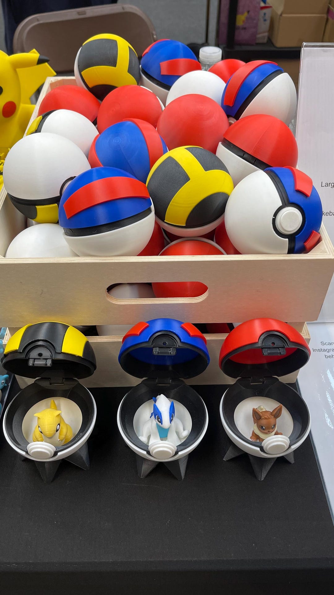 Pokémon in a Pokéball - Functional Pokéball - Over 30 Different Pokémon ...