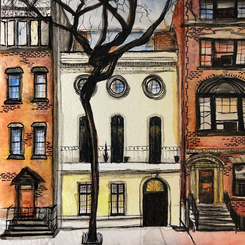 Brownstone Art - Etsy