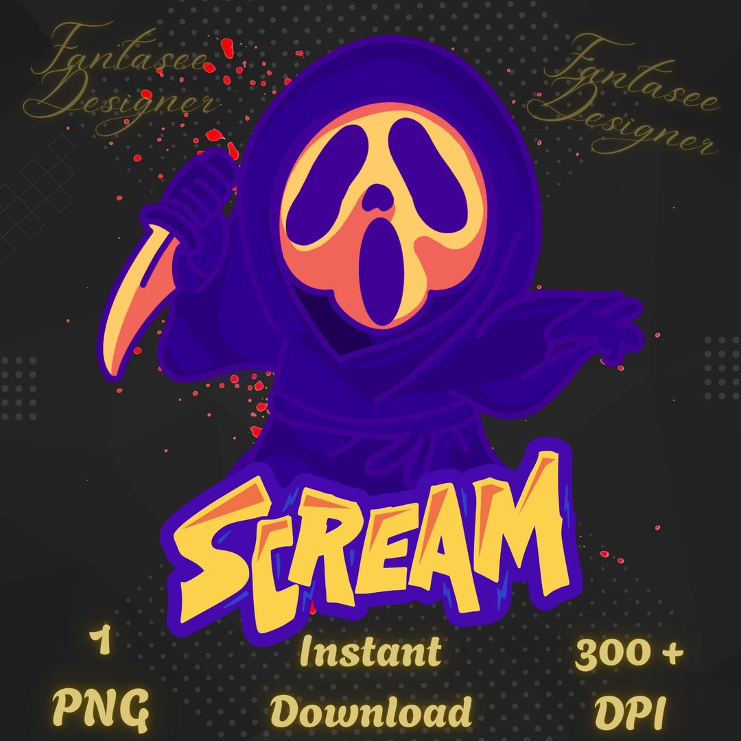 Scream PNG, Scream Movie PNG, Ghostface T-shirt, Horror, Ghostface ...