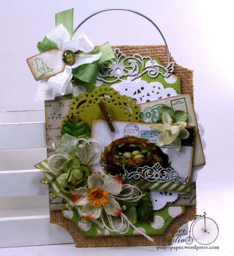 Post Card Nests Collage Digital Images Printable Download File - Etsy