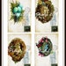 Post Card Nests Collage Digital Images Printable Download File - Etsy