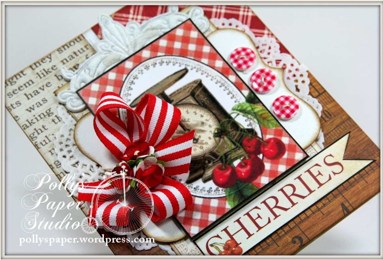 Summer Cherries Digital Collage Sheet Printable Download File - Etsy