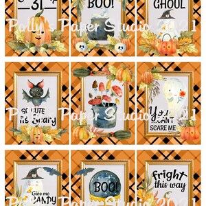 So Cute It's Scary Halloween Collage Digital Images Printable Download ...