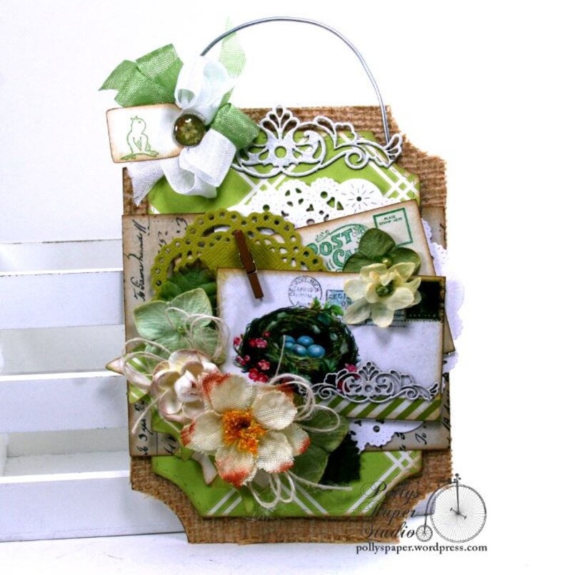 Post Card Nests Collage Digital Images Printable Download File - Etsy