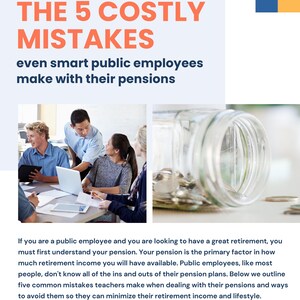 The 5 BIGGEST Retirement Planning Mistake Teachers & Public Employees ...
