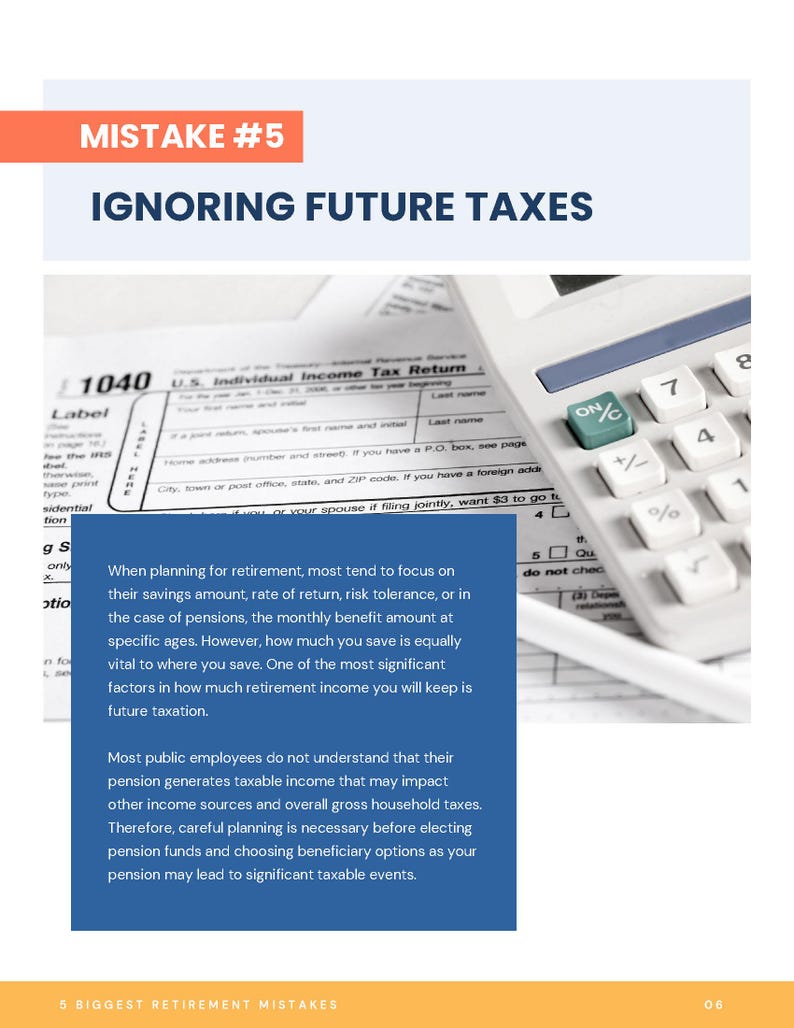 The 5 BIGGEST Retirement Planning Mistake Teachers & Public Employees ...