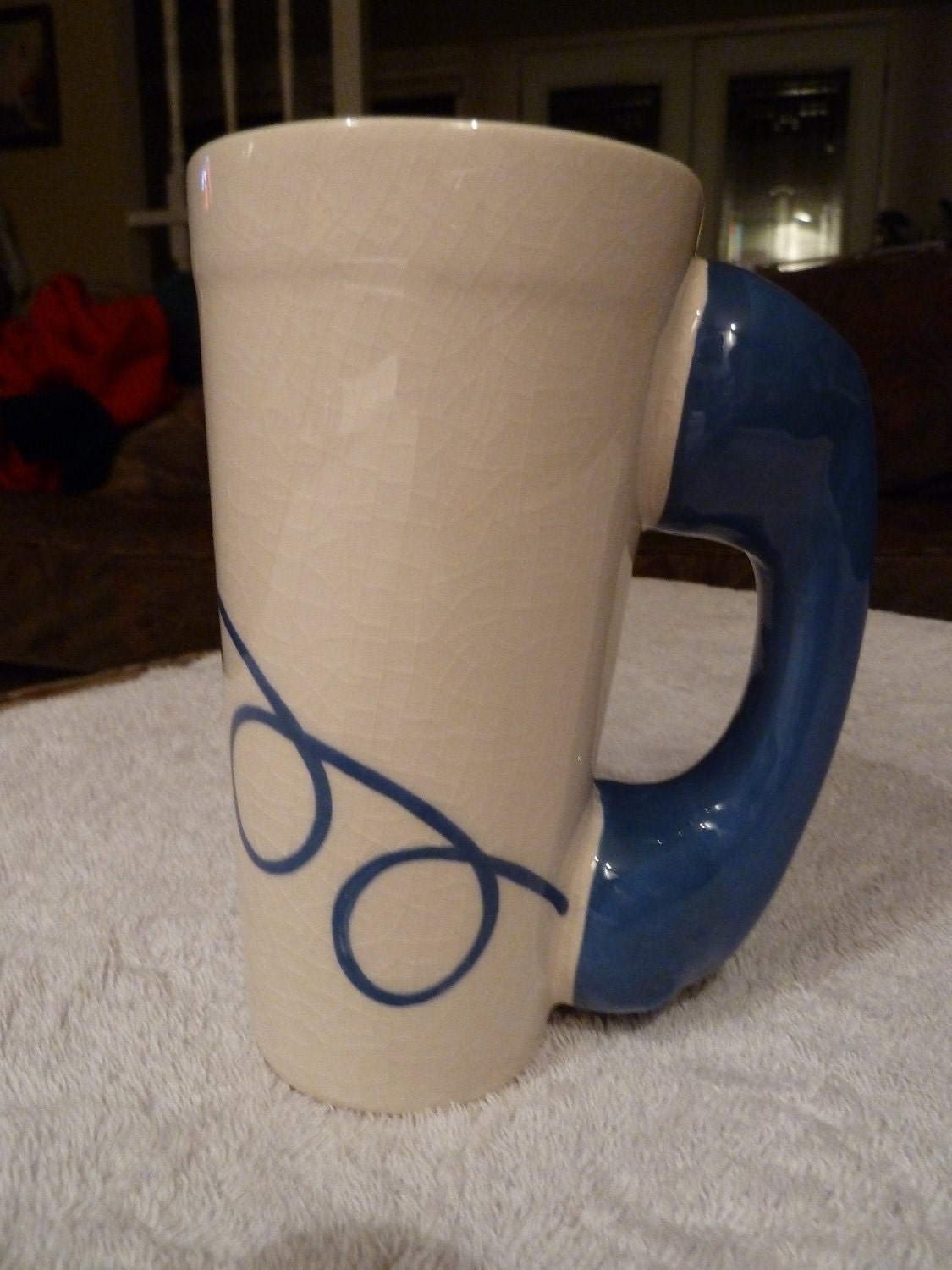 Vintage Coffee Mug With Retro Telephone Handle - Etsy