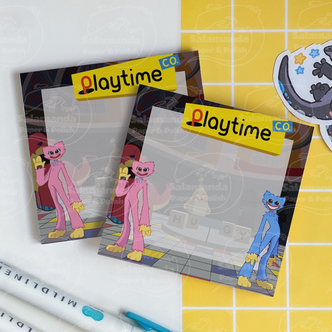 Poppy Playtime Huggy Wuggy Kissy Missy Sticky Notes - Etsy