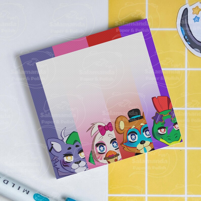 FNAF Security Breach Sticky Notes - Etsy