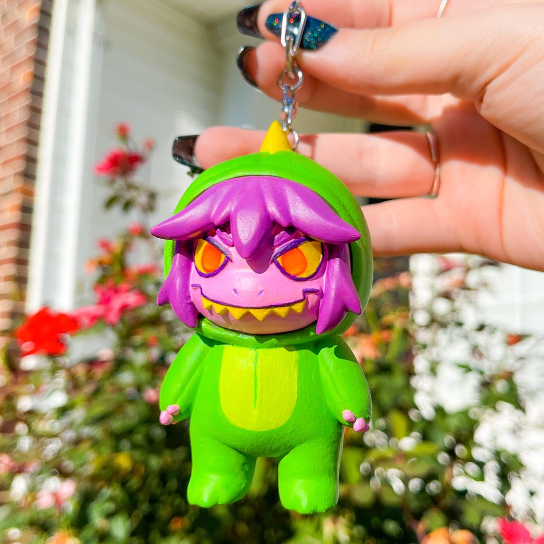 Susie Deltarune Handpainted Keychain - Etsy