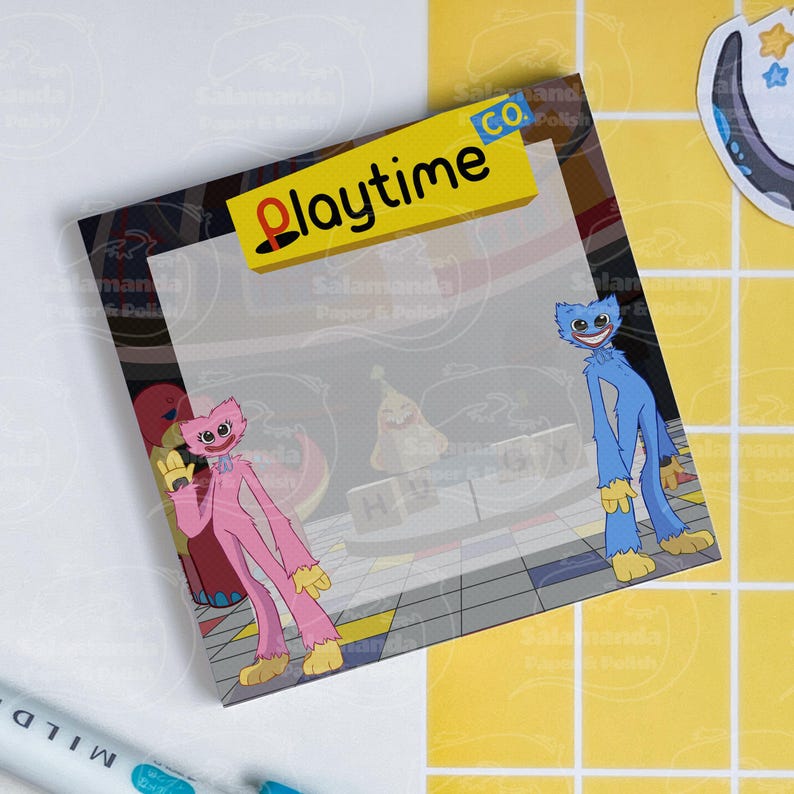 Poppy Playtime Huggy Wuggy Kissy Missy Sticky Notes - Etsy