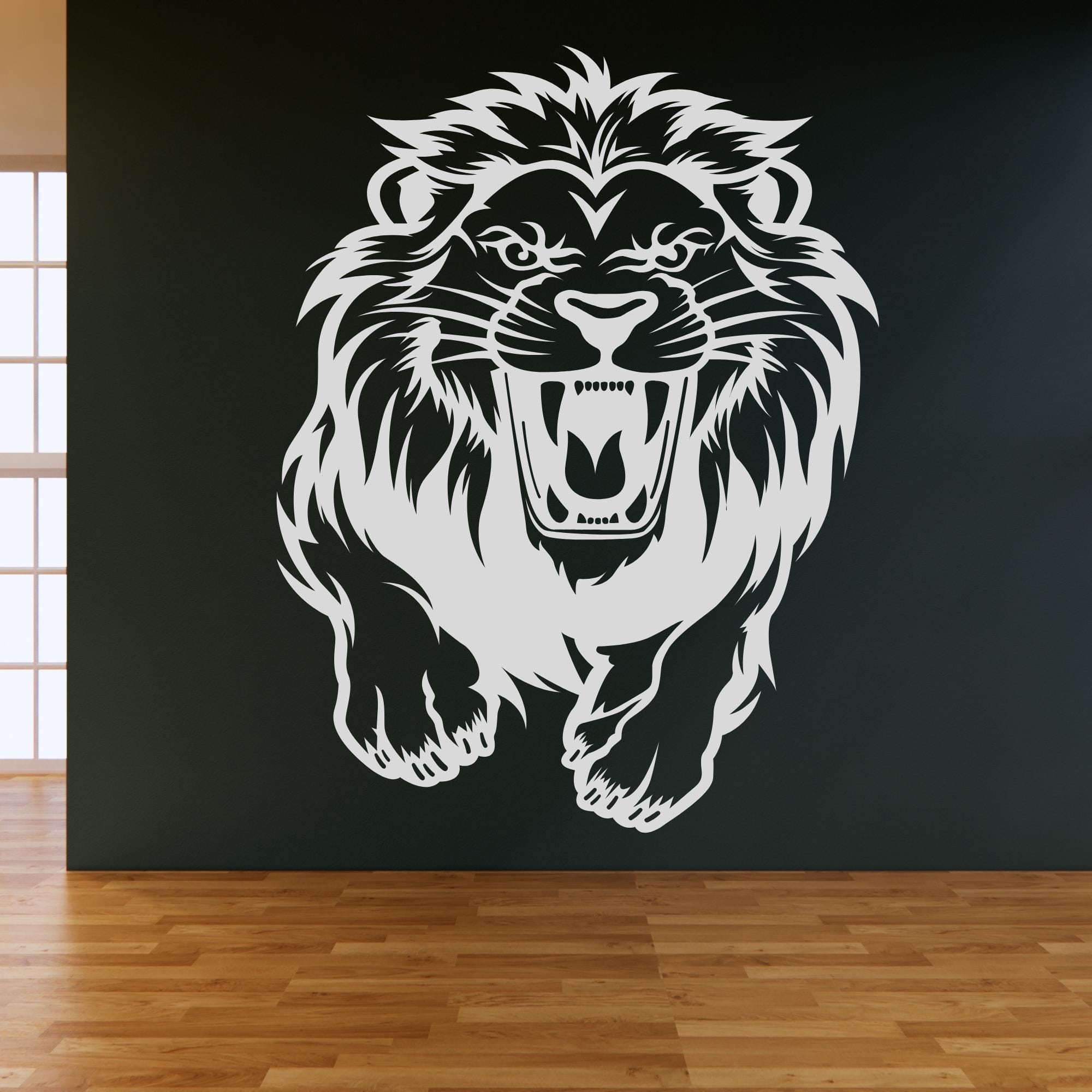 Lion SVG Bundle, Roaring Lion Clipart, Lion Head SVG, Lion Silhouette ...