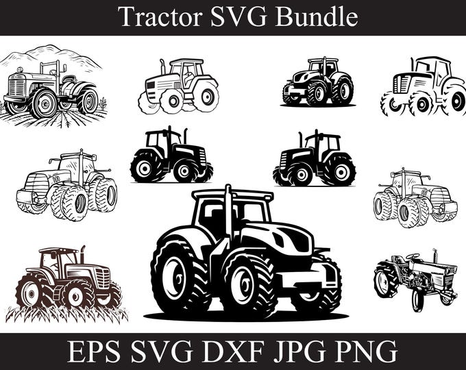 Traktor Svg / Traktor Svg Bundle / Traktor Clipart / Traktor ...