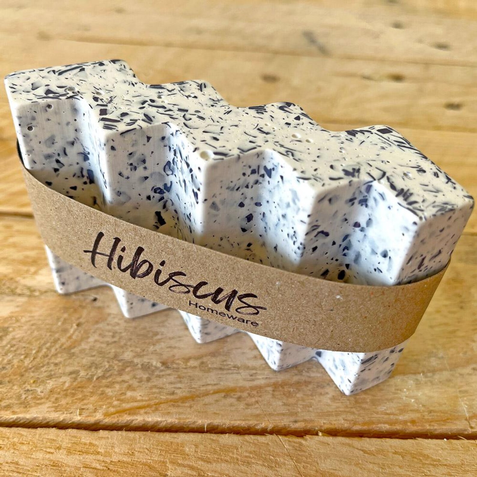 Soap Stand. Hand Made Stoneware "marble" Zig Zag Soap Dish From ...