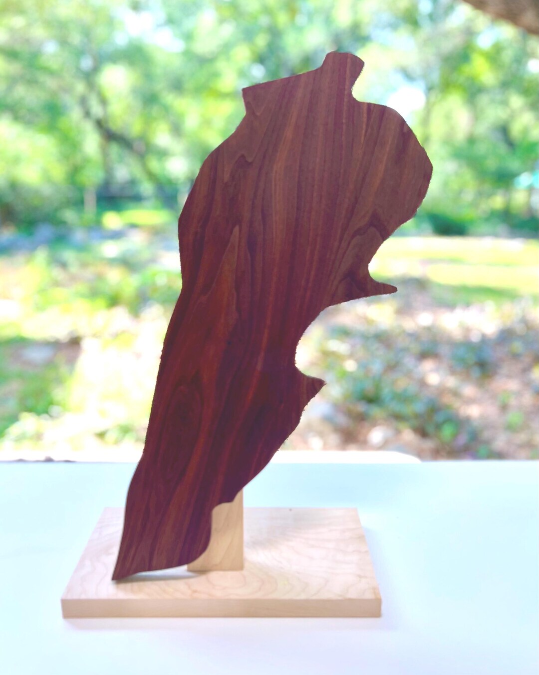 Lebanon Map Charcuterie Board – Handmade Walnut Serving Tray, Food Safe ...