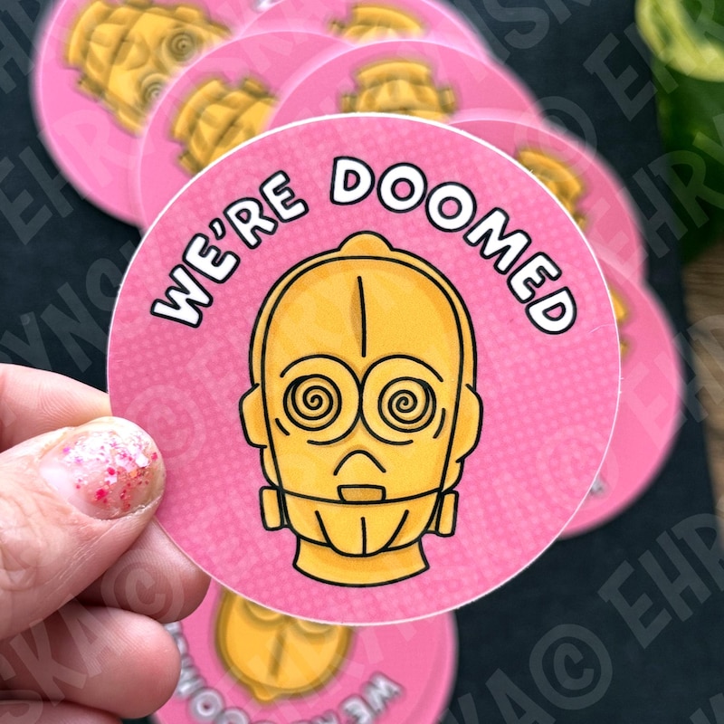 We Are Doomed Sticker - Etsy