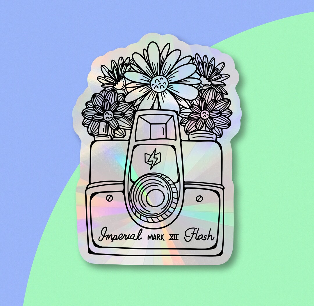 Vintage Imperial Mark XII Flash Camera With Flowers 5.4"x4" Inch ...