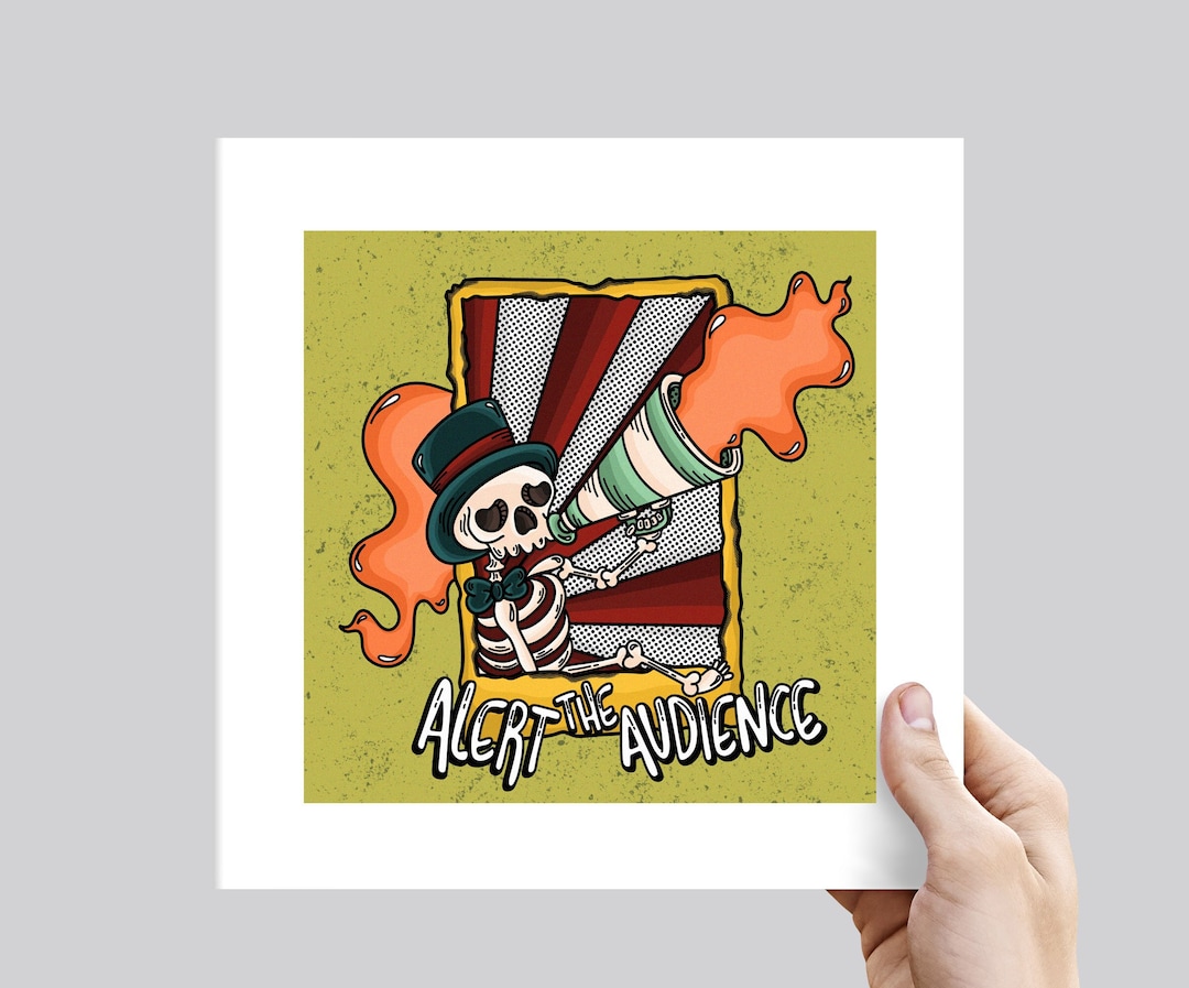 Alert the Audience Skelly Circus Greatest Story Ever Told Tarot Card ...