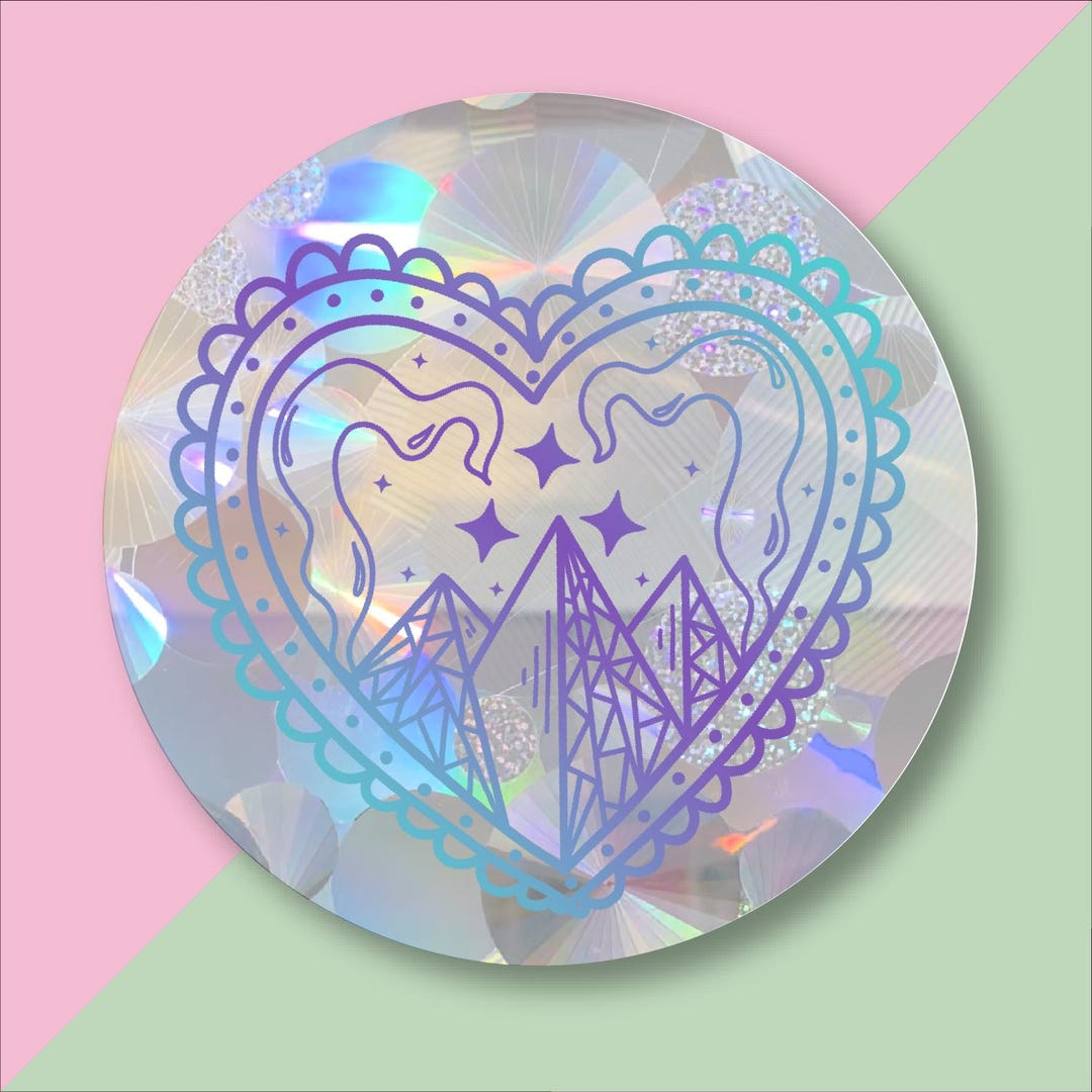 ACOTAR Night Court Mountain Tattoo Style Heart Officially Licensed ...