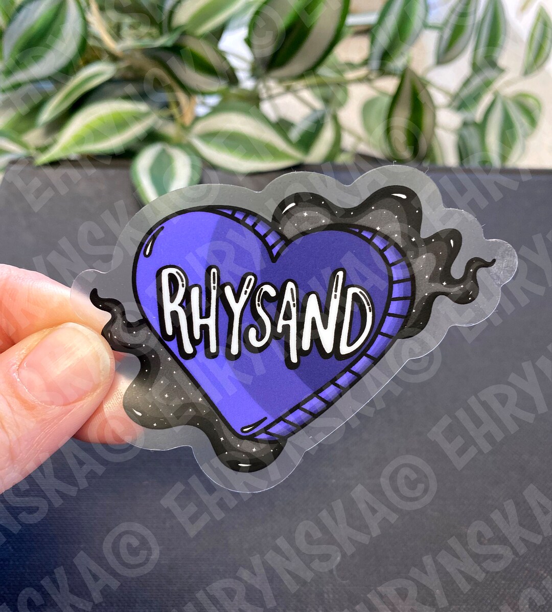 ACOTAR Rhysand Candy Heart Love Bat Boy Officially Licensed Sarah J ...