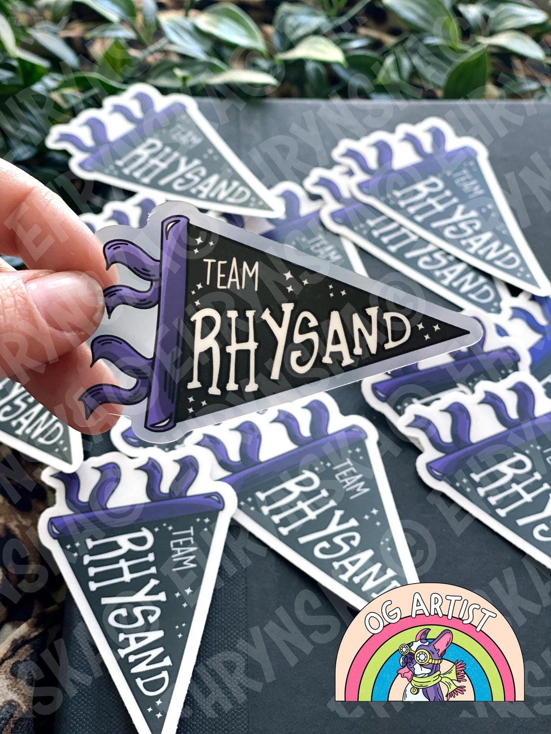ACOTAR Team Rhysand Pennant Flag Bat Boy Officially Licensed Sarah J ...