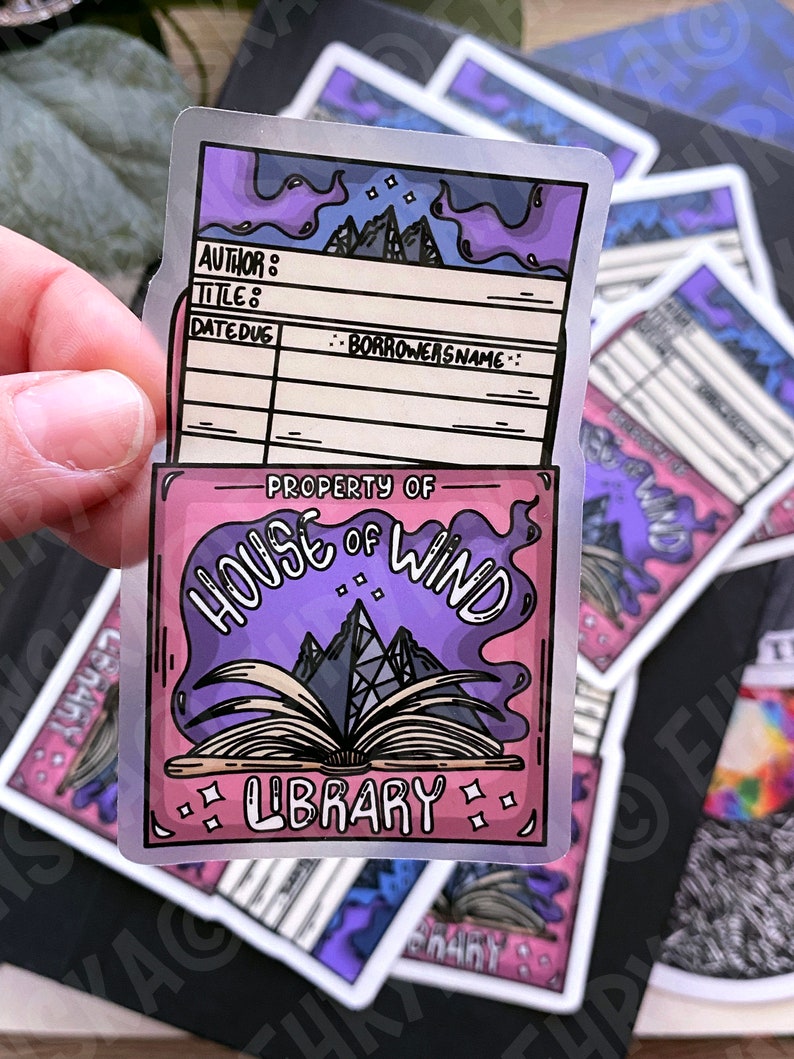 Officially Licensed Sarah J Maas ACOTAR House of Wind Library Borrowers ...