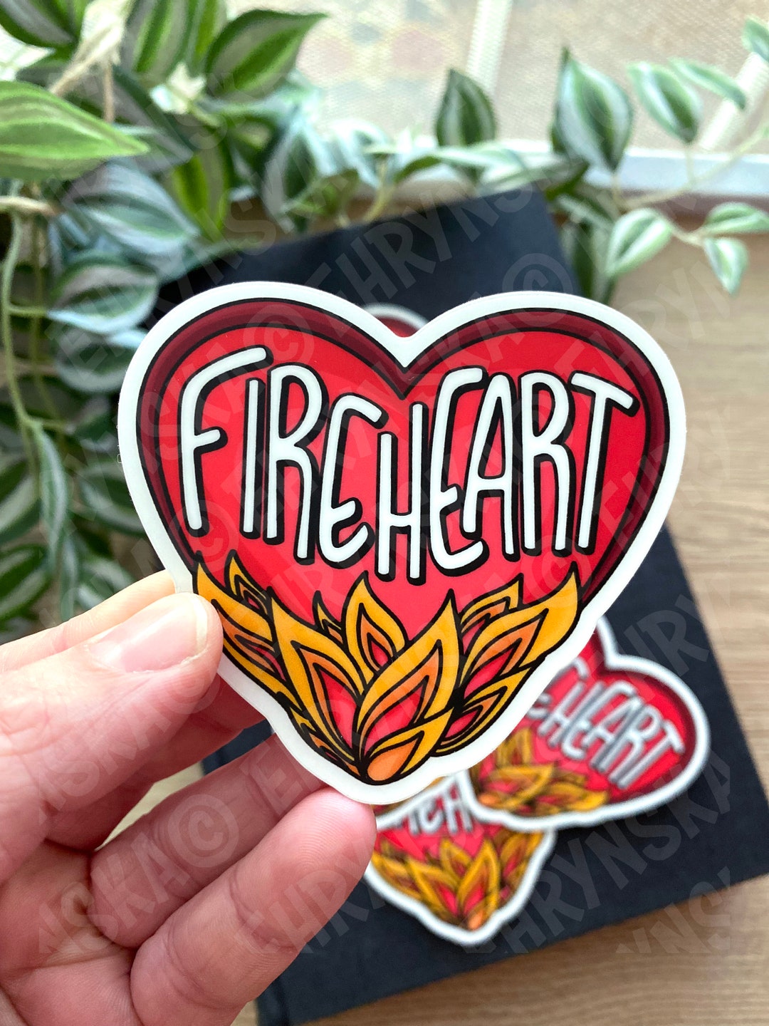 Throne of Glass Aelin Fireheart Queen of Terrasen Clear Vinyl Sticker ...