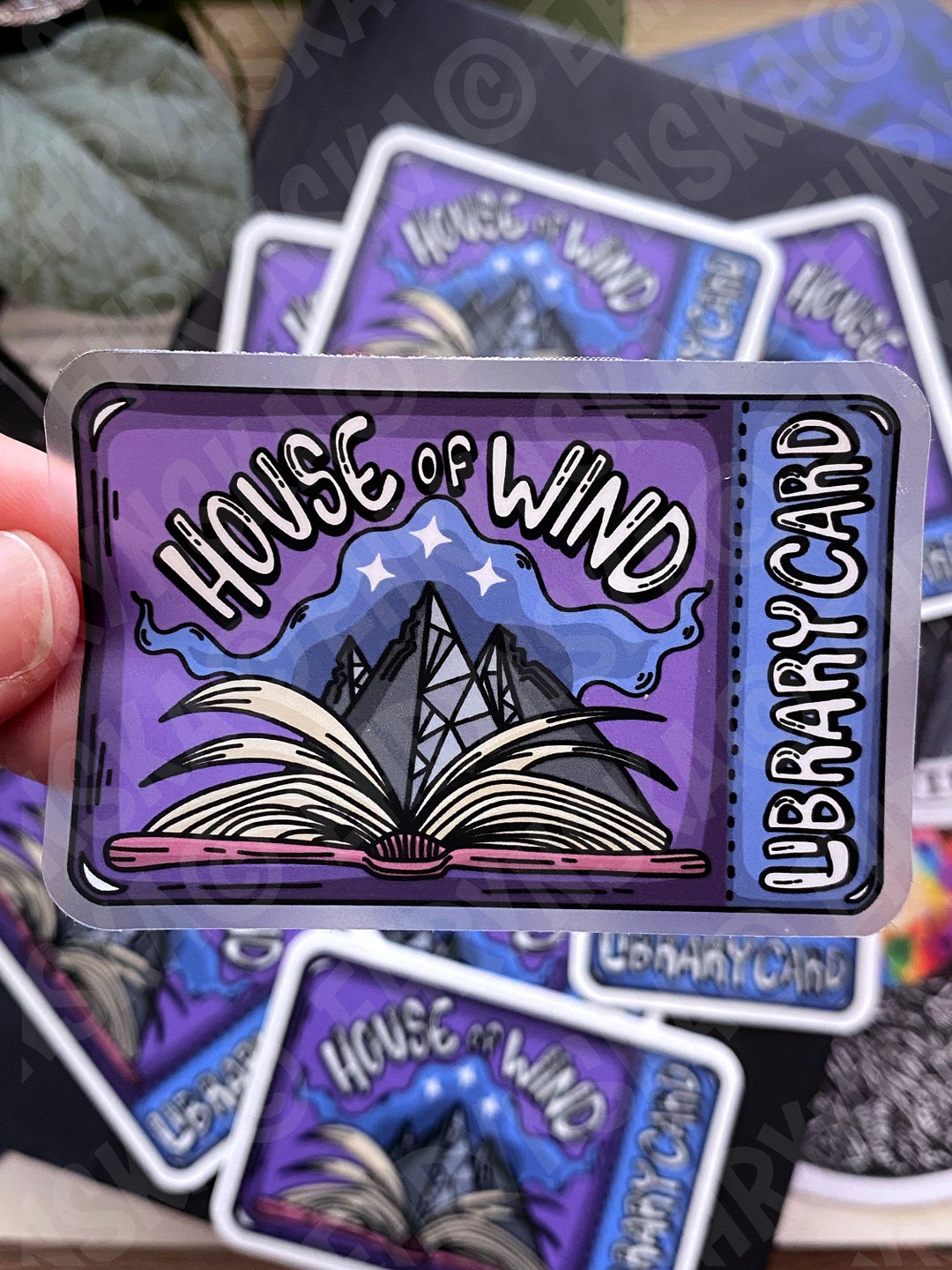 Officially Licensed Sarah J Maas ACOTAR House of Wind Library Card ...