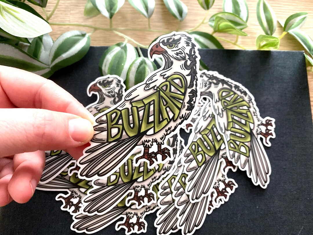 Throne of Glass Rowan Whitehorn Buzzard Hawk Fae Clear Vinyl Sticker ...