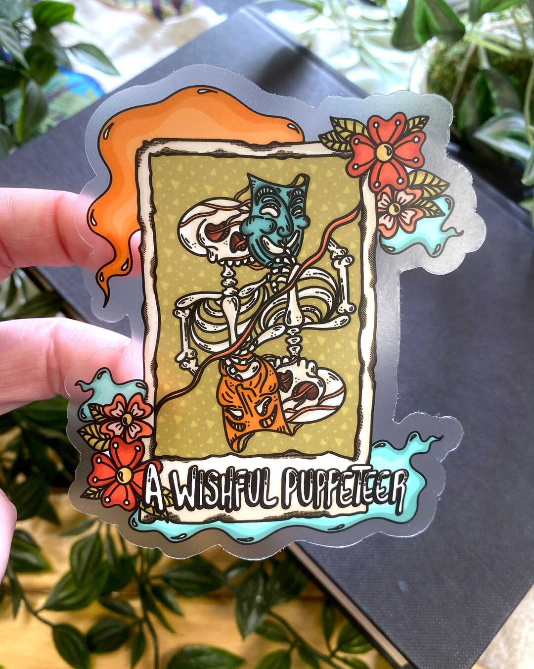 The Lawrence Arms A Wishful Puppeteer Tarot Card Clear Sticker ...
