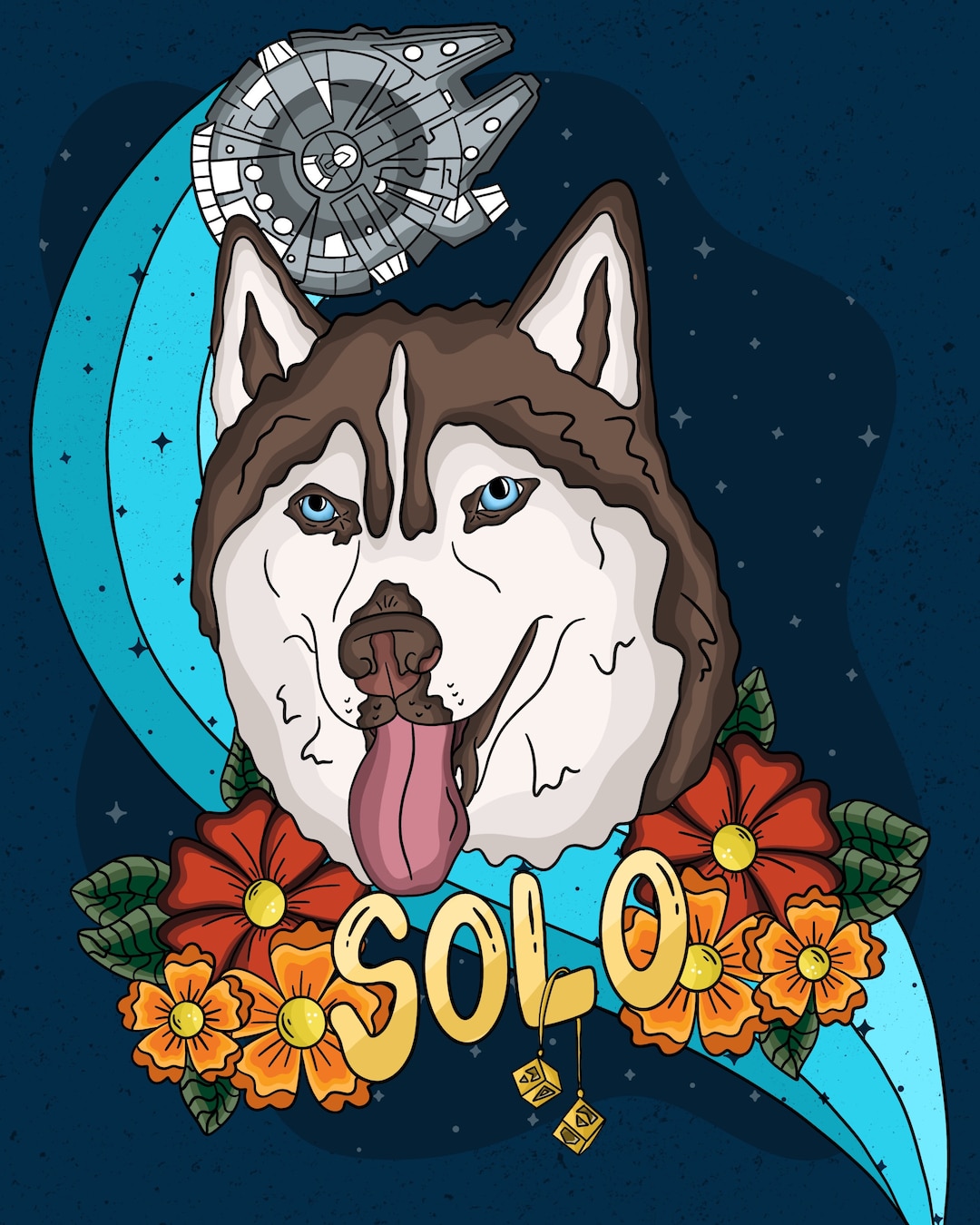 Custom Theme of Your Choosing Pet Portrait Made to Order - Etsy