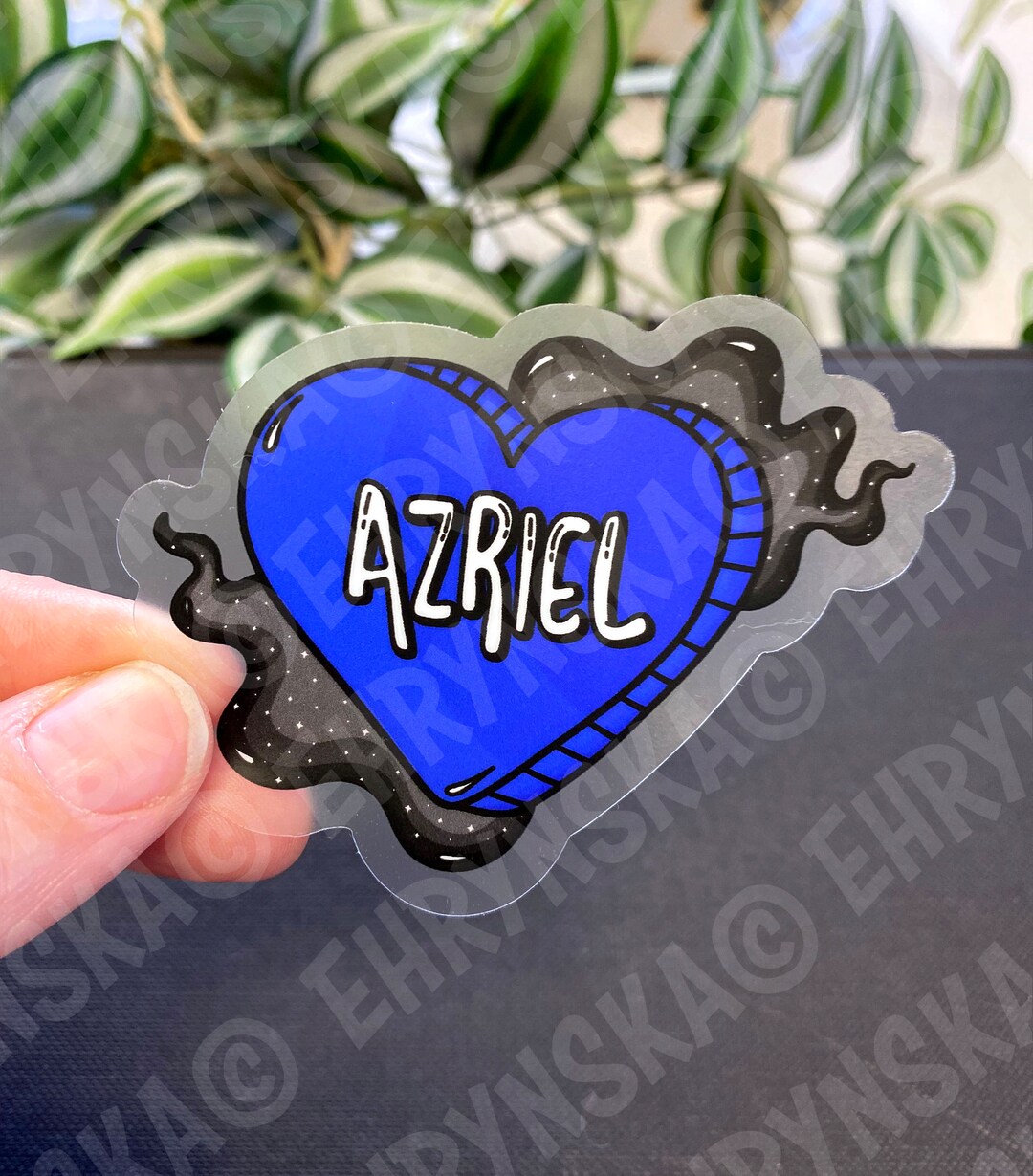 ACOTAR Azriel Candy Heart Officially Licensed Sarah J Maas Clear ...