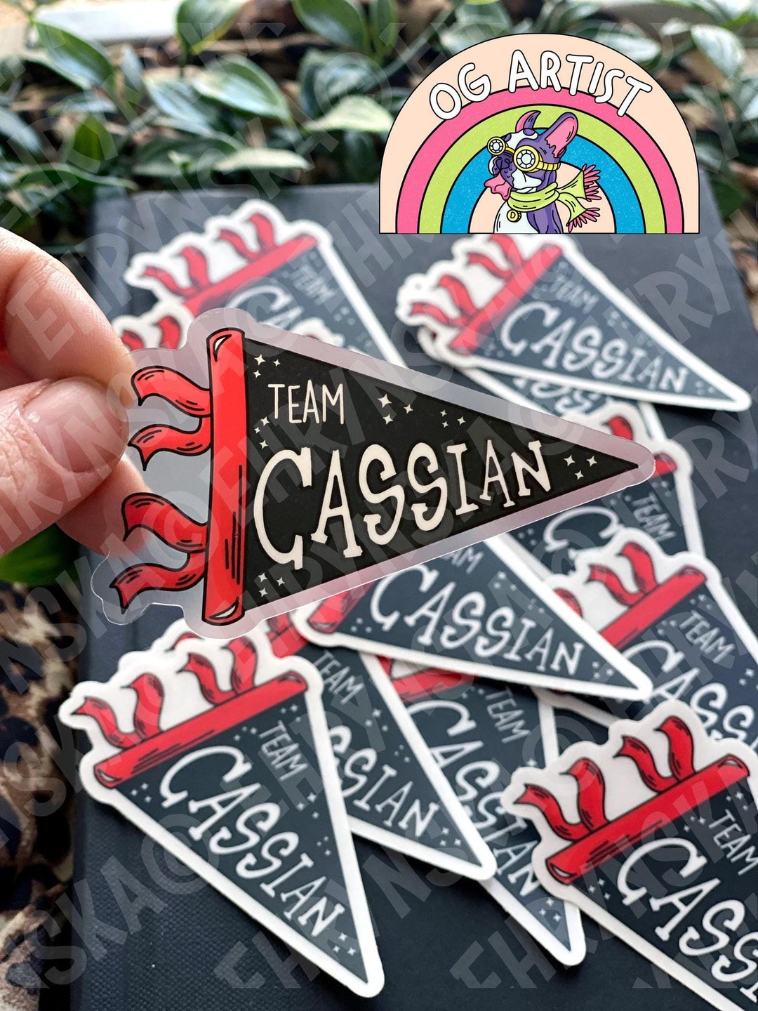 ACOTAR Team Cassian Pennant Flag Bat Boy Officially Licensed Sarah J ...