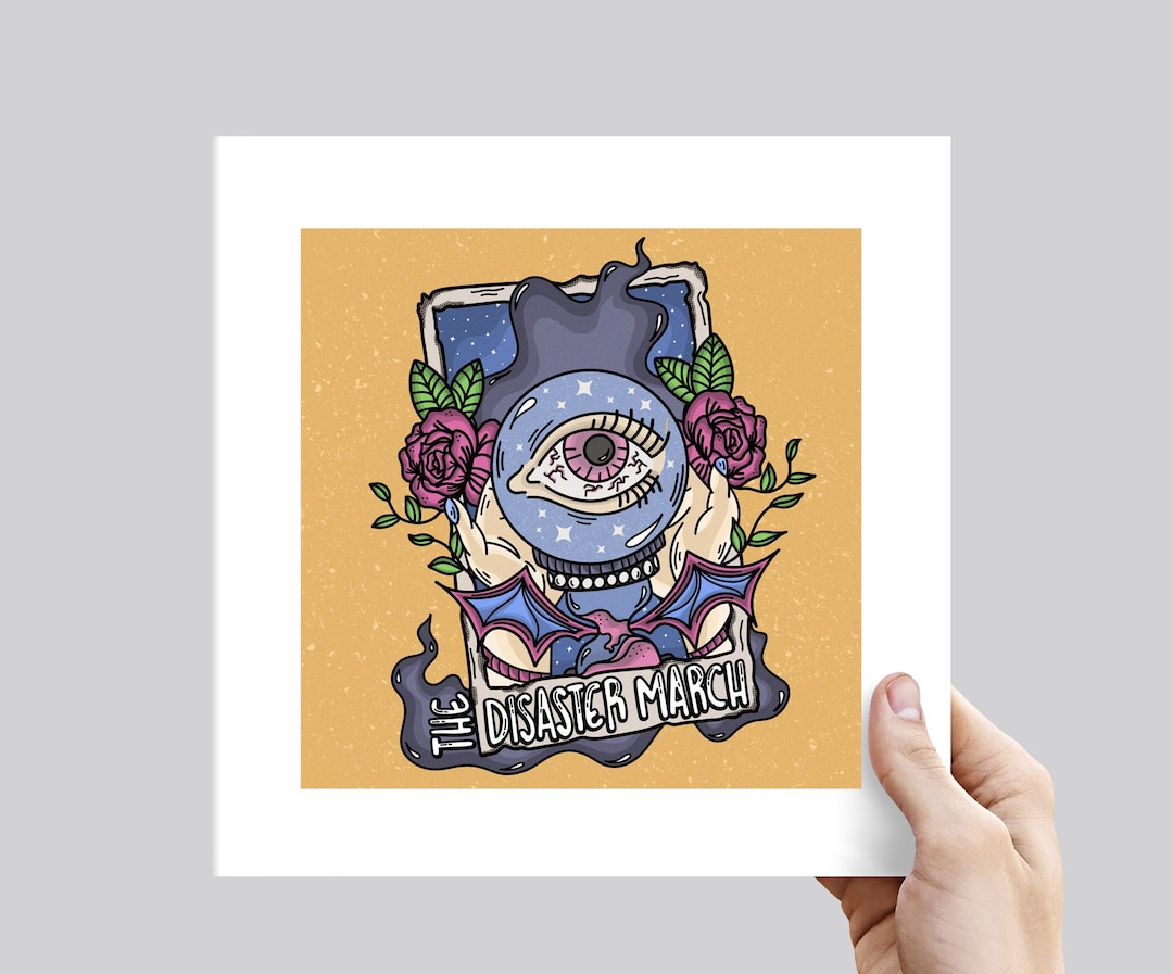 The Disaster March Greatest Story Ever Told Tarot Card Punk Lyric Art ...